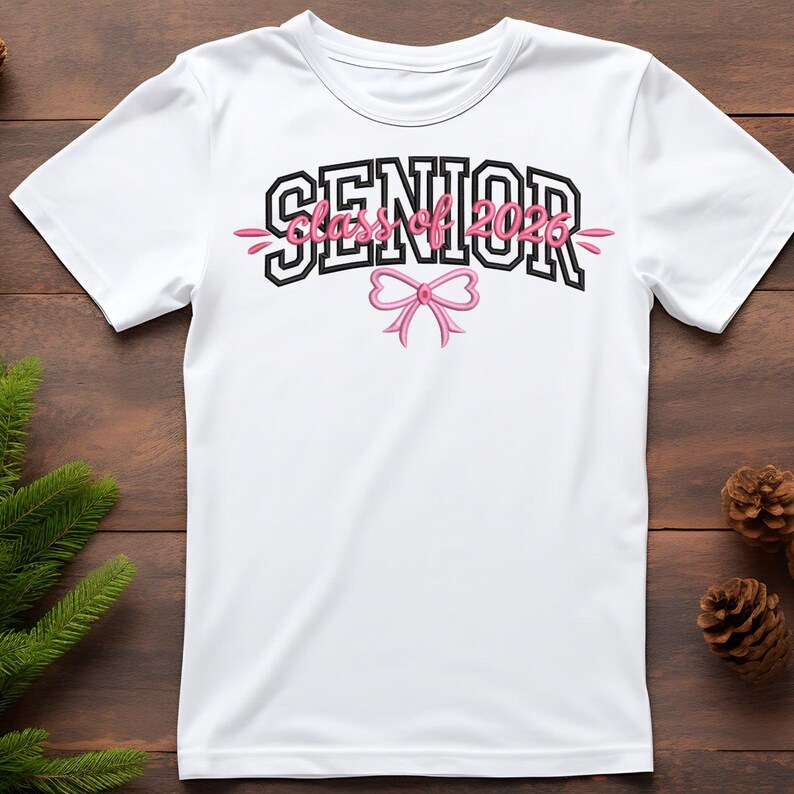 Senior Class of 2026 – Varsity Bow Graduation Patch - Etsy