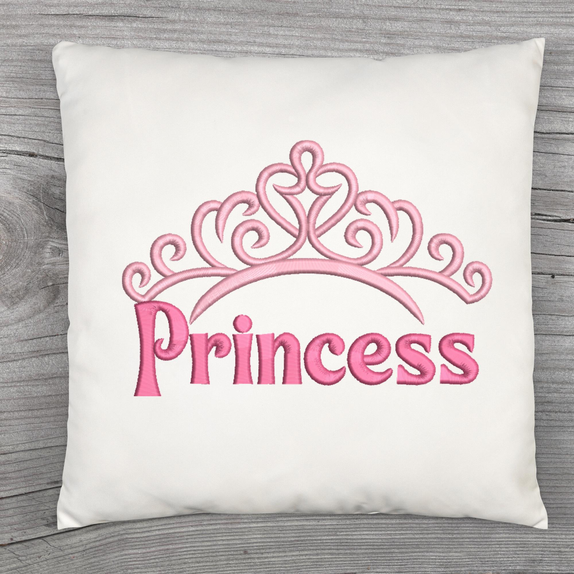 Princess Crown Embroidery Design – Kids Applique (digital Download) - Etsy