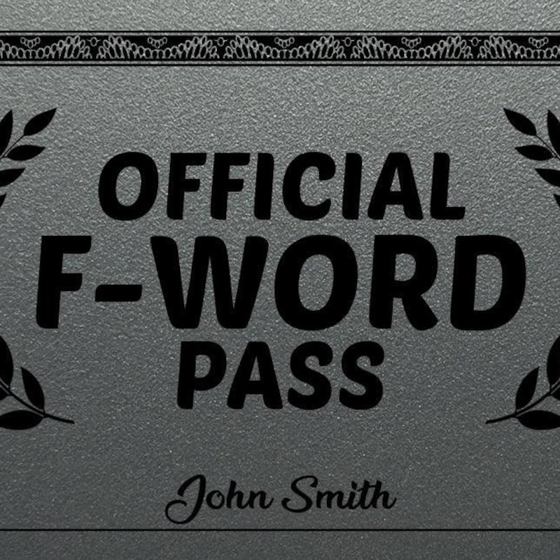 The N Word Pass Card - Etsy
