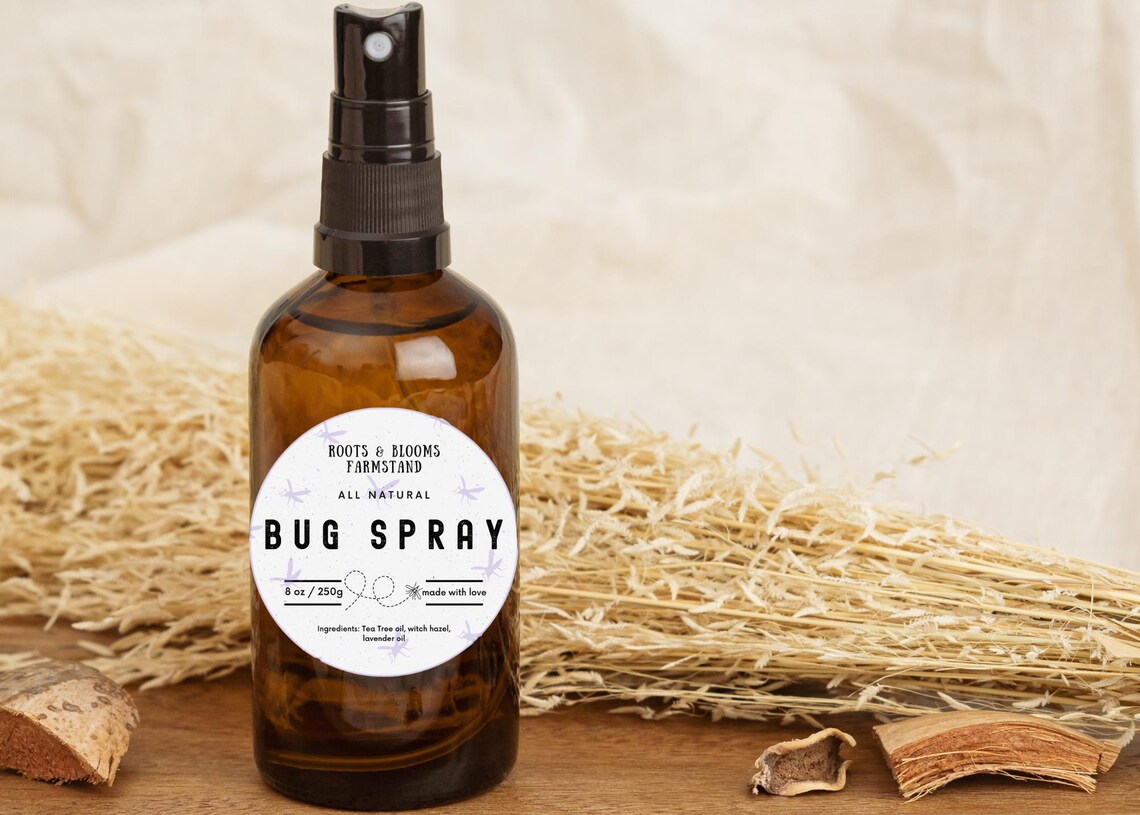 Cottage Bug Spray Label Template - Etsy