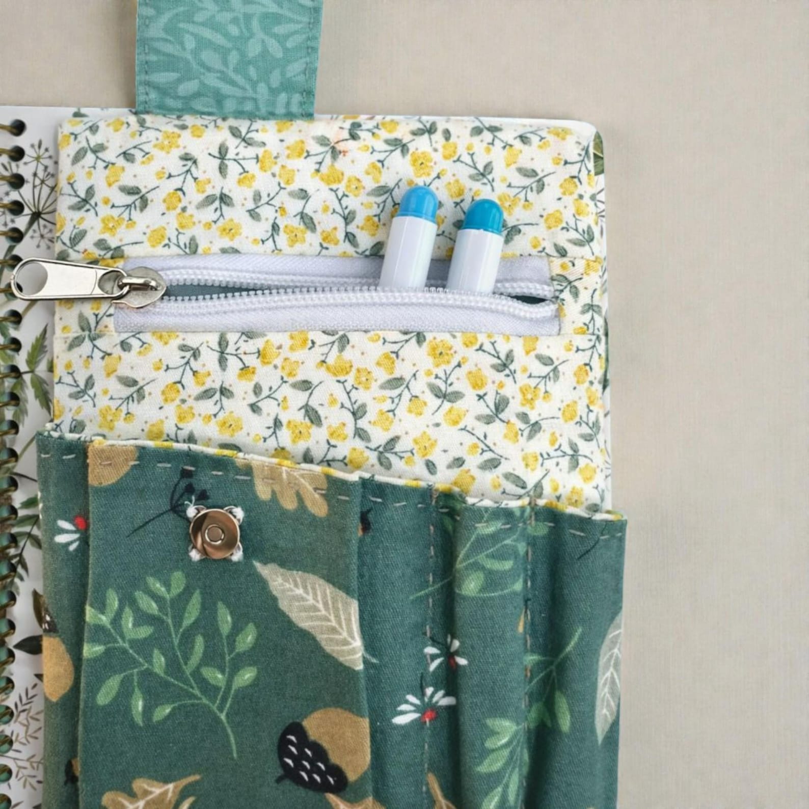 Elastic Band Pen Holder PDF Sewing Pattern: Fabric Pencil Case for ...