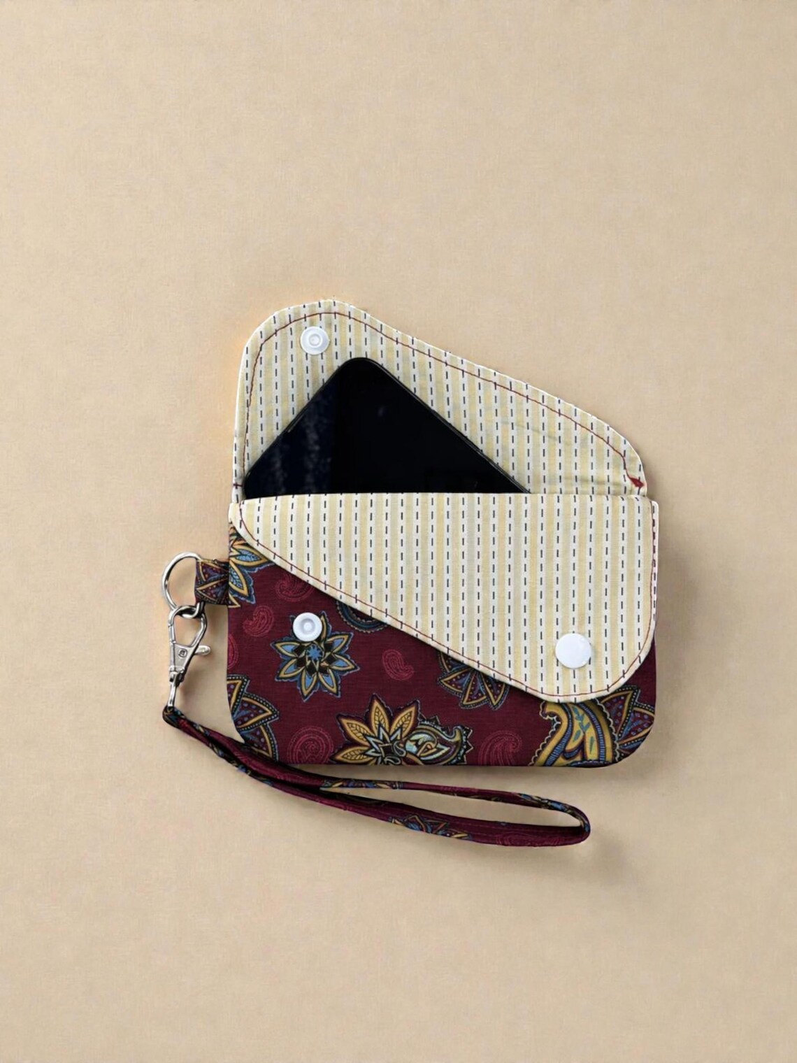 Sewing Pattern PDF, 2 Pocket Phone Case, Wristlet Pouch, Card Holder ...