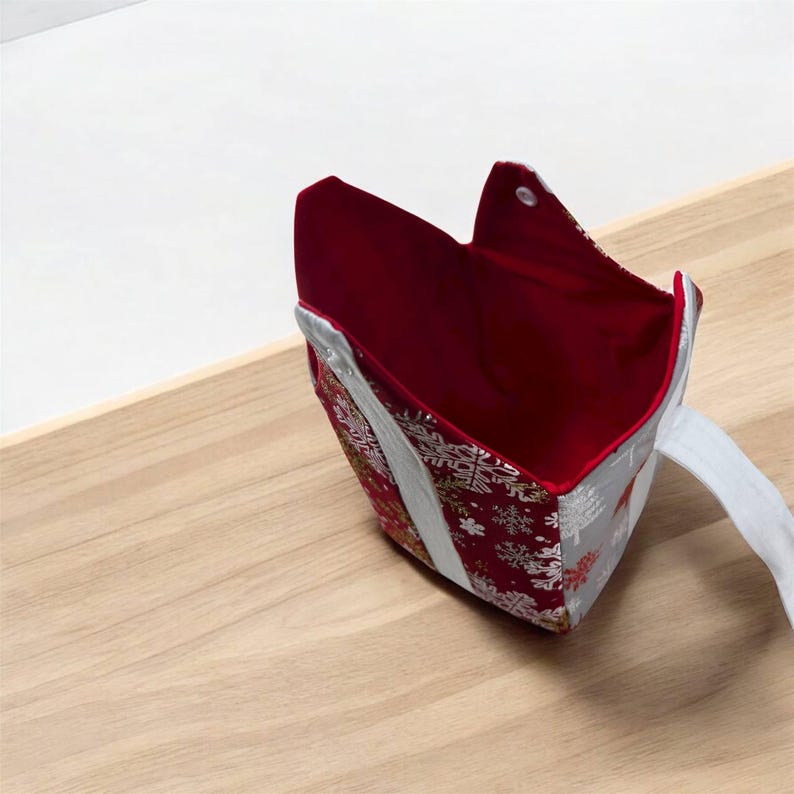 Christmas Gift Box PDF Pattern | Fabric Gift Wrap Sewing Tutorial ...