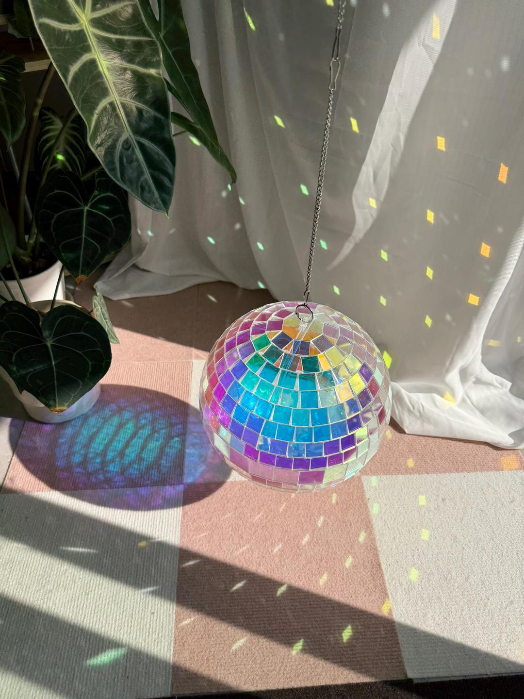Colorful Disco Ball 12-inch Disco Ball Decor - Etsy
