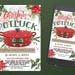Christmas Potluck Flyer | Holiday Party Invitation (canva Editable) - Etsy