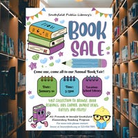 Book Fair Flyer Template | School Book Fair | PTA, PTO, School Event ...