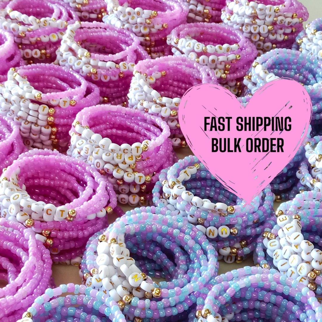 Custom Word Bracelet/bulk Friendship Bracelet/company Gift/expression ...