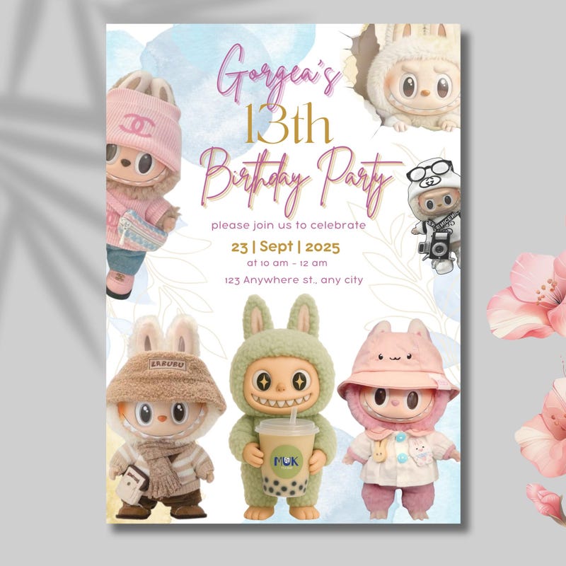 Labubu Party Decorations - Etsy