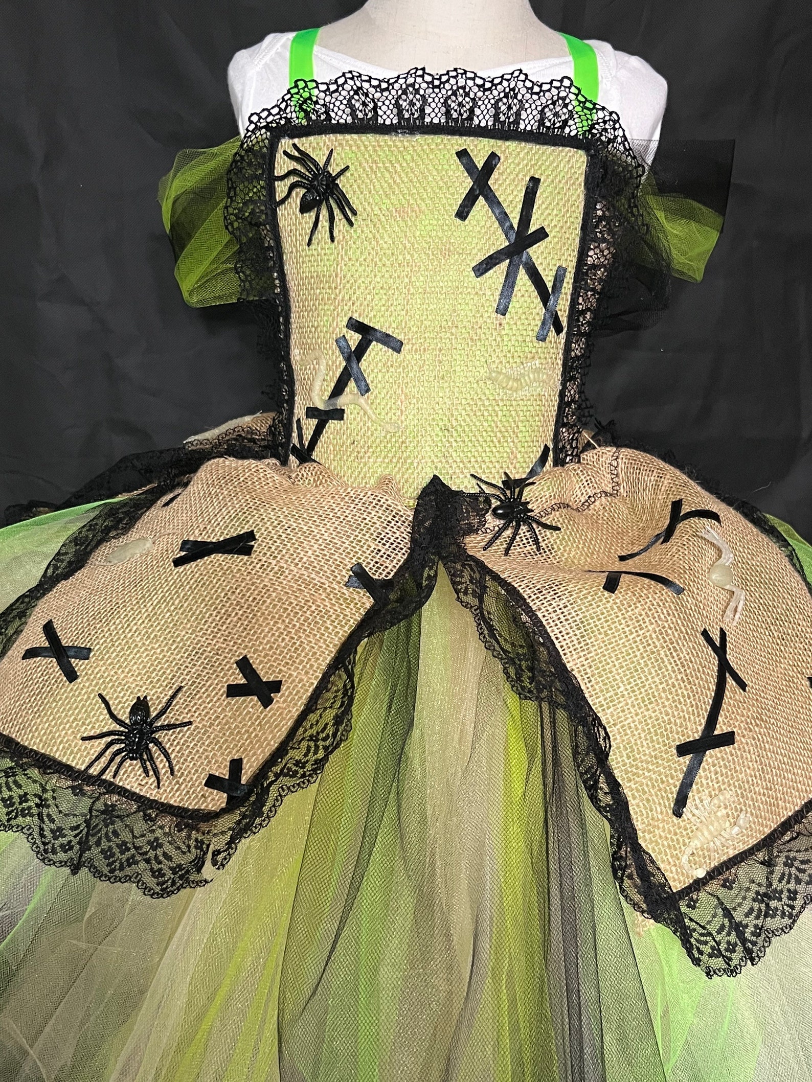 Oogie Boogie Inspired Tutu Dress Glow in the Dark - Etsy
