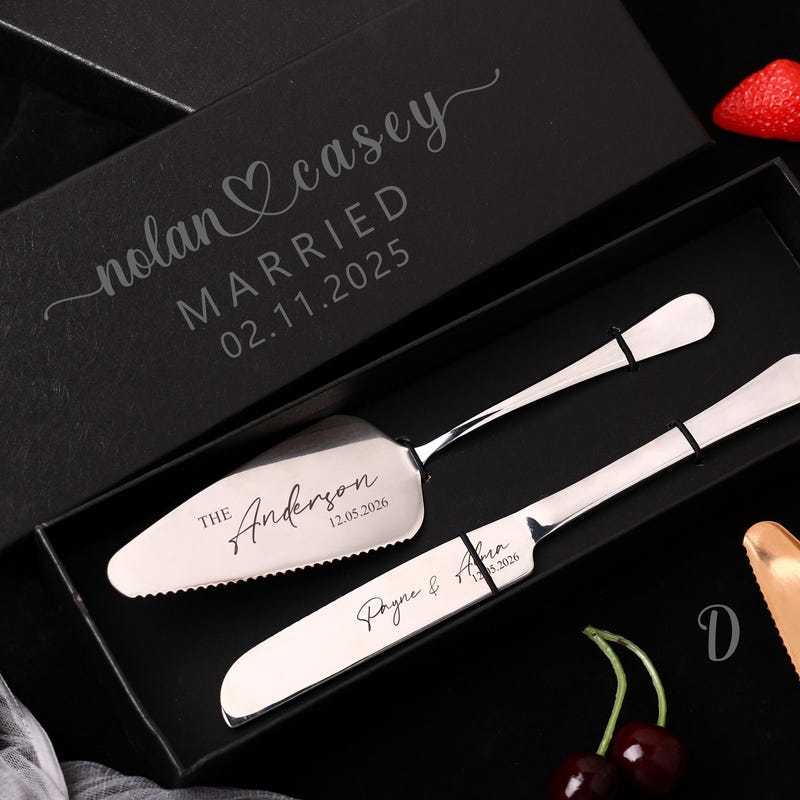 Wedding Cake Server Boxed - Etsy UK