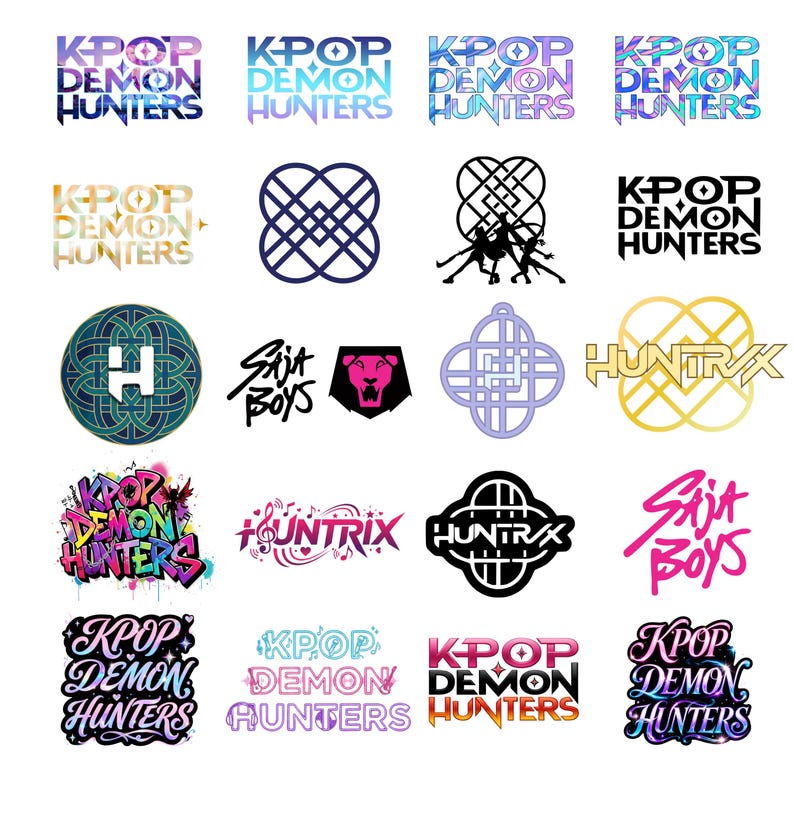 Kpop Demon Hunters PNG Bundle | Huntrix Girls PNG | Saja Boys PNG | 400 ...