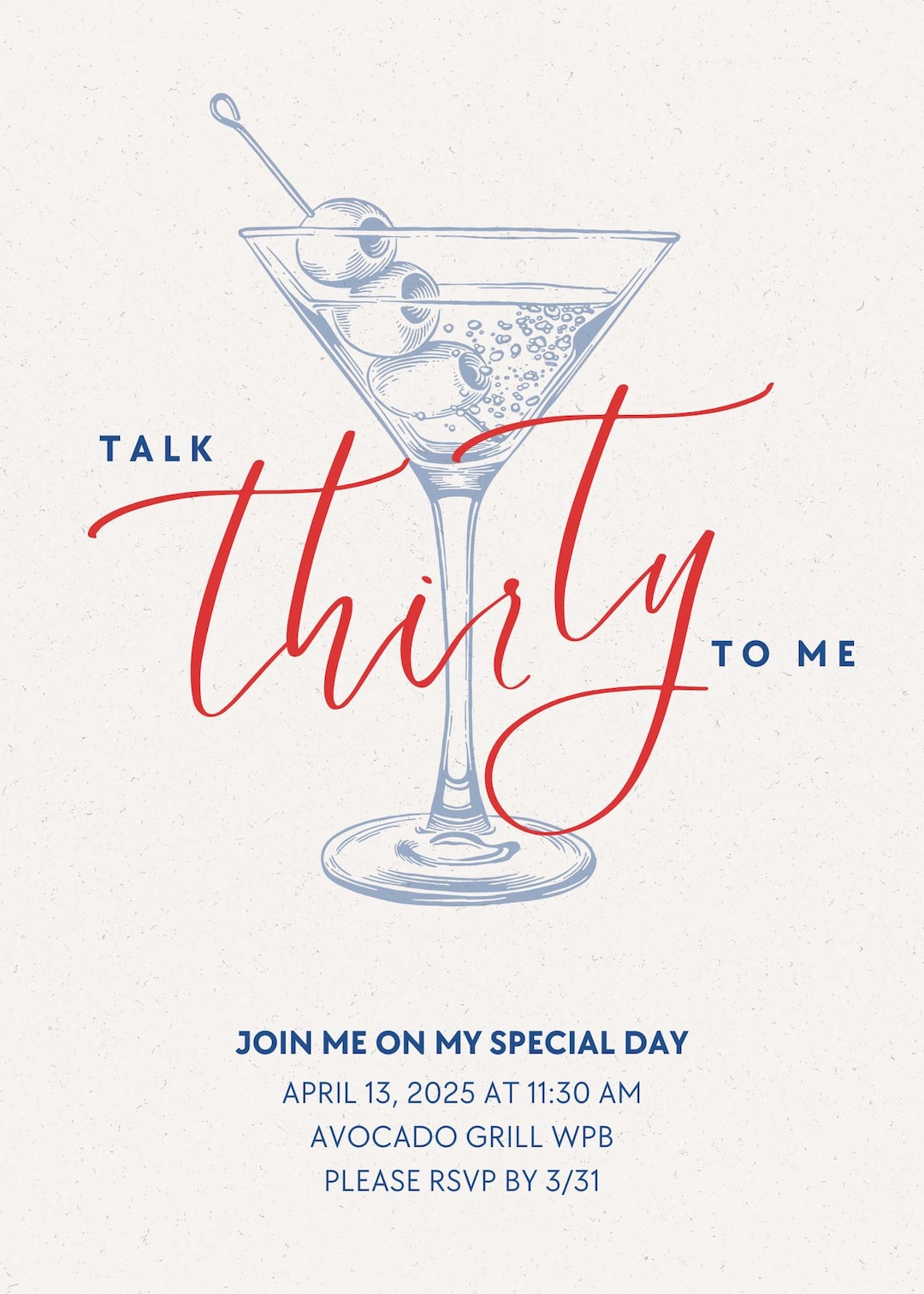 Personalized Invitation Cards: Digital Download - Etsy