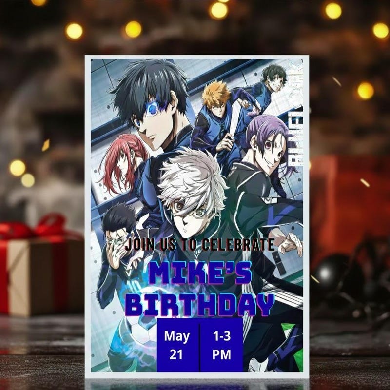 Blue Lock Poster Manga - Etsy