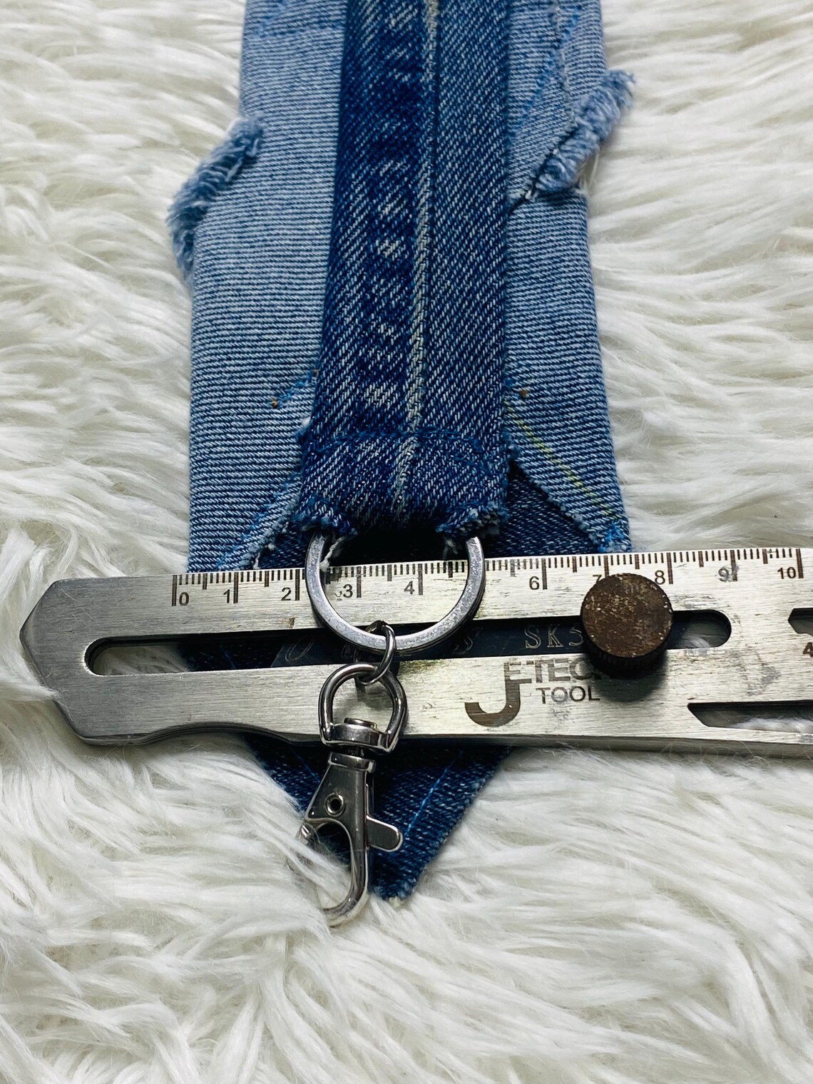 Blue Denim Remade Denim Custom Tie - Etsy