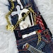 Red Cross Remade Denim Custom Tie - Etsy
