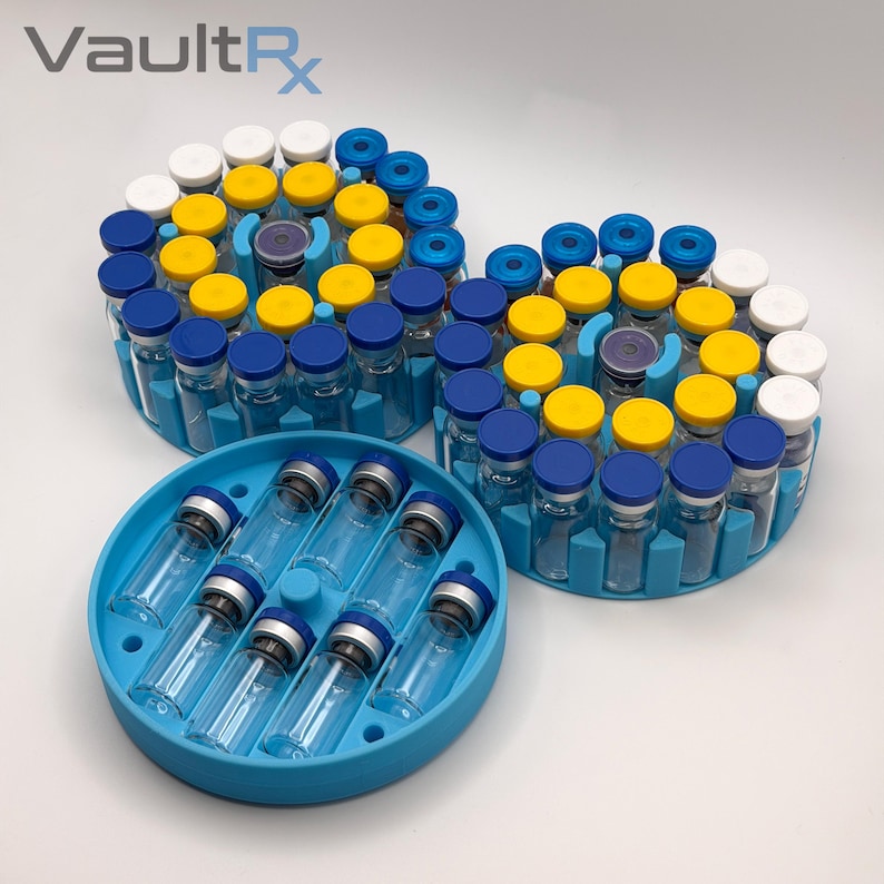 60 Vial 3ml Insert for 32oz Hydrapeak Food Jars | Peptide, Insulin, GLP ...