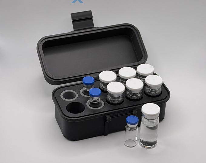 3ml/5ml/10ml Combo Vial Storage Case | Peptide, Insulin, TRT Storage ...