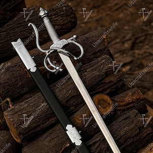 Hand Forged Legend of Zorro Rapier Stainless Steel Collectible Sword ...