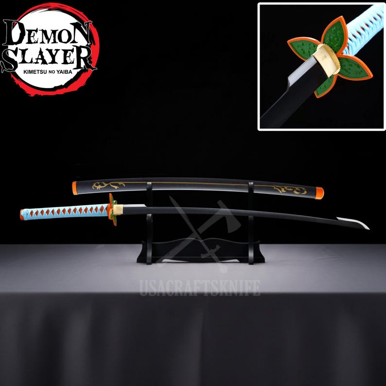 40" Shinobu Kocho's Demon Slayer Nichirin Sword - Katana Stainless ...