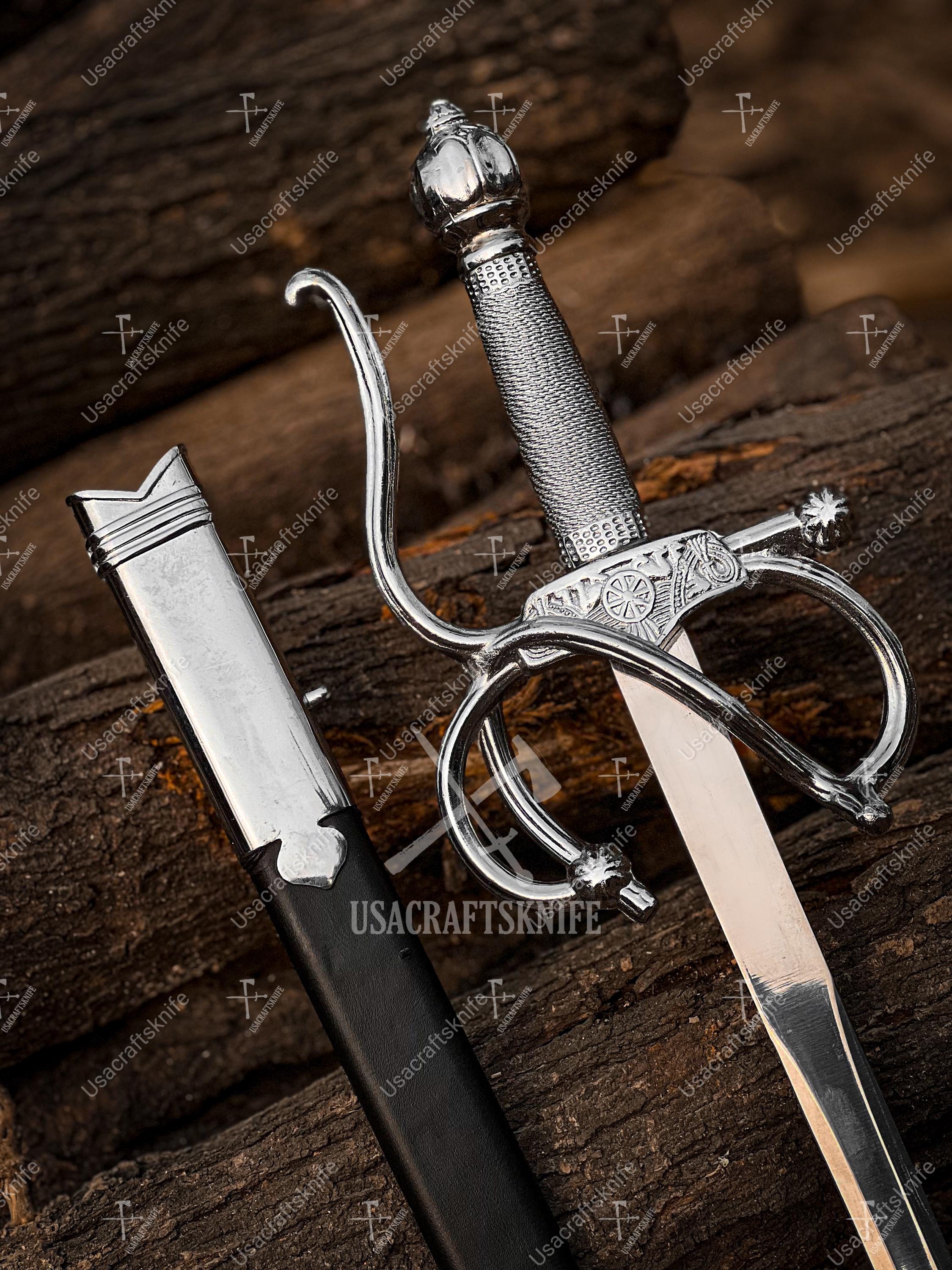 Hand Forged Legend of Zorro Rapier Stainless Steel Collectible Sword ...