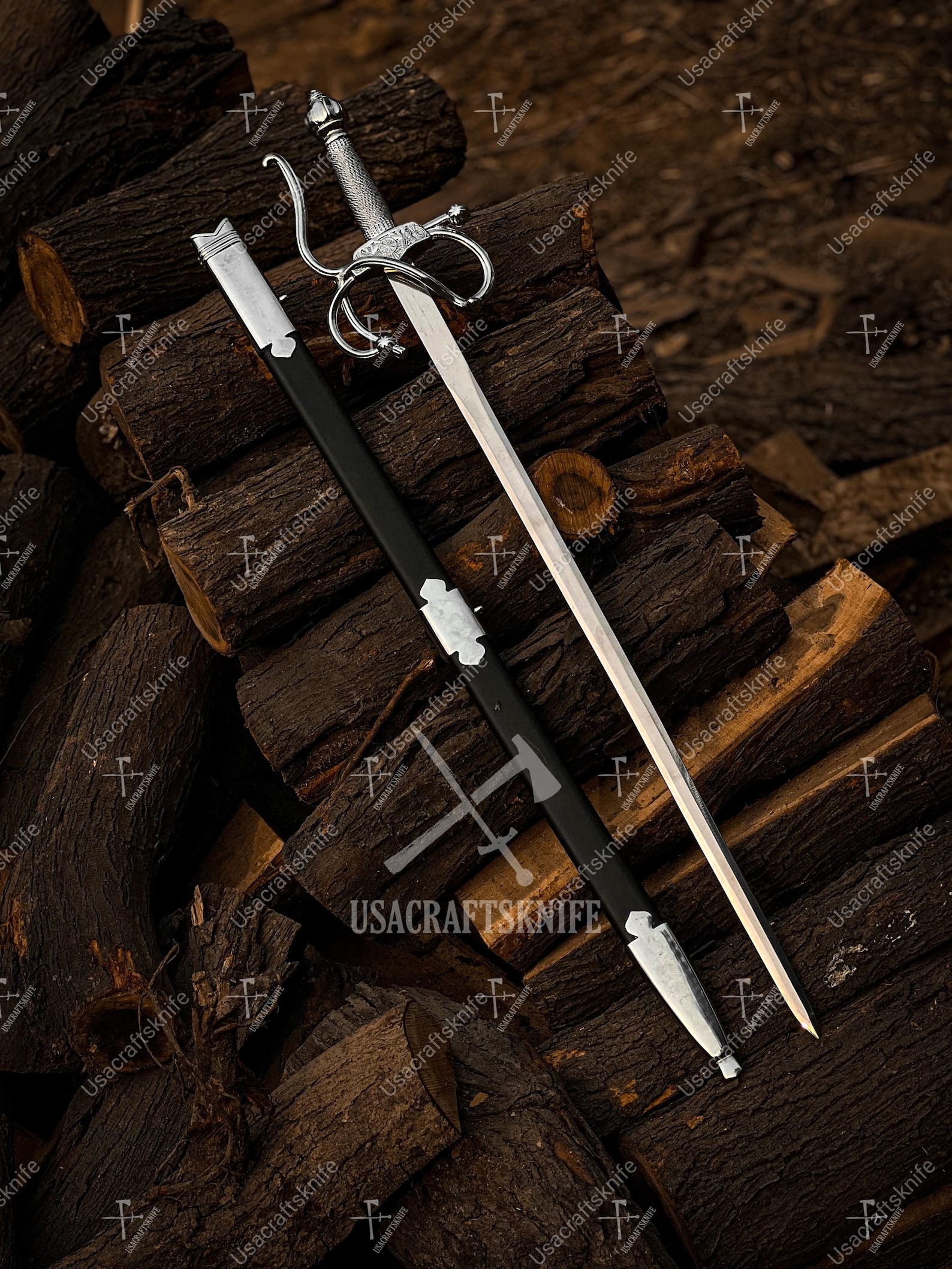 Hand Forged Legend of Zorro Rapier Stainless Steel Collectible Sword ...