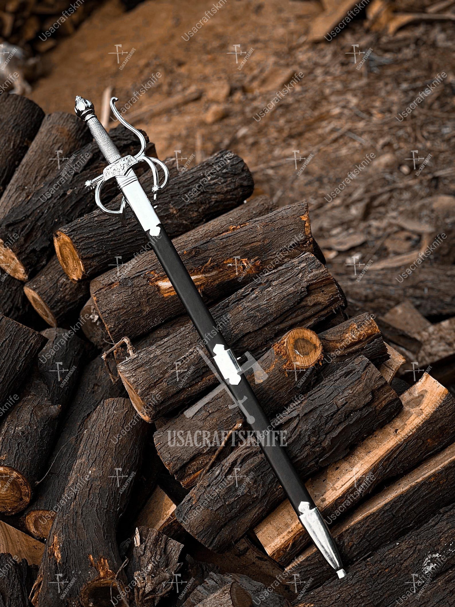 Hand Forged Legend of Zorro Rapier Stainless Steel Collectible Sword ...