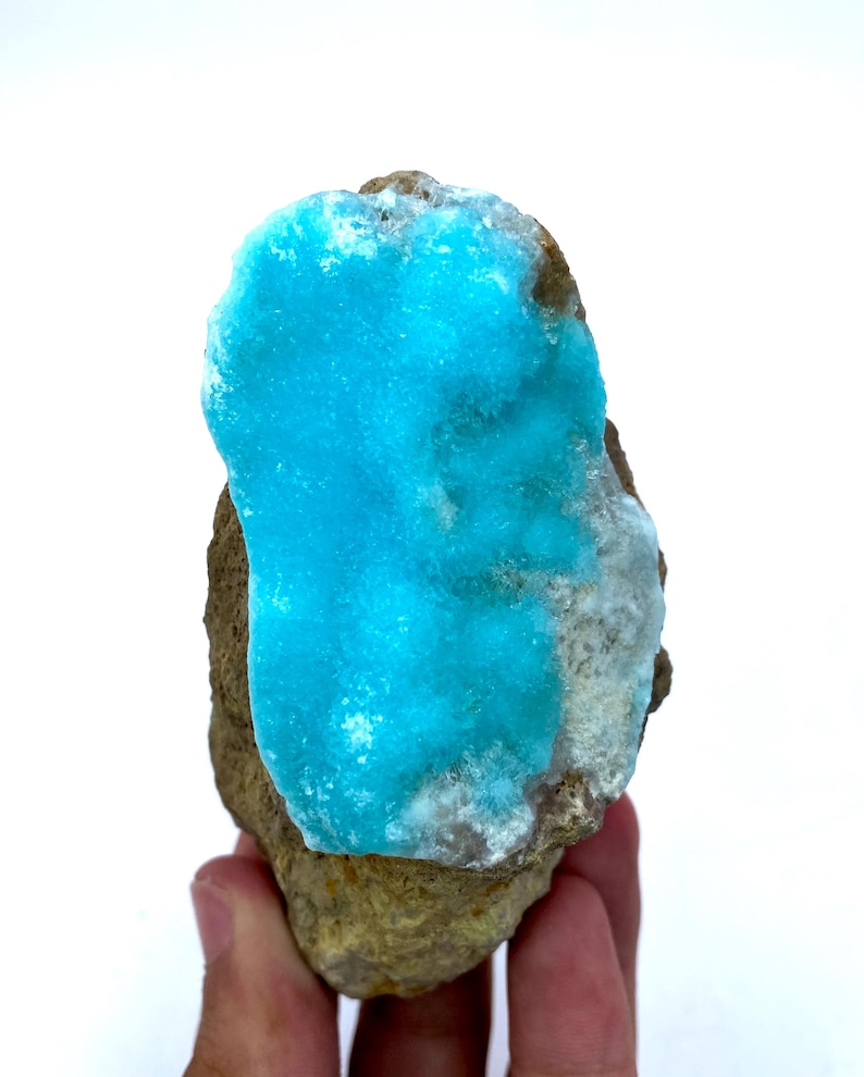 Raw Cavansite Stone Specimen, Blue Crystal Mineral, Natural Gemstone - Etsy