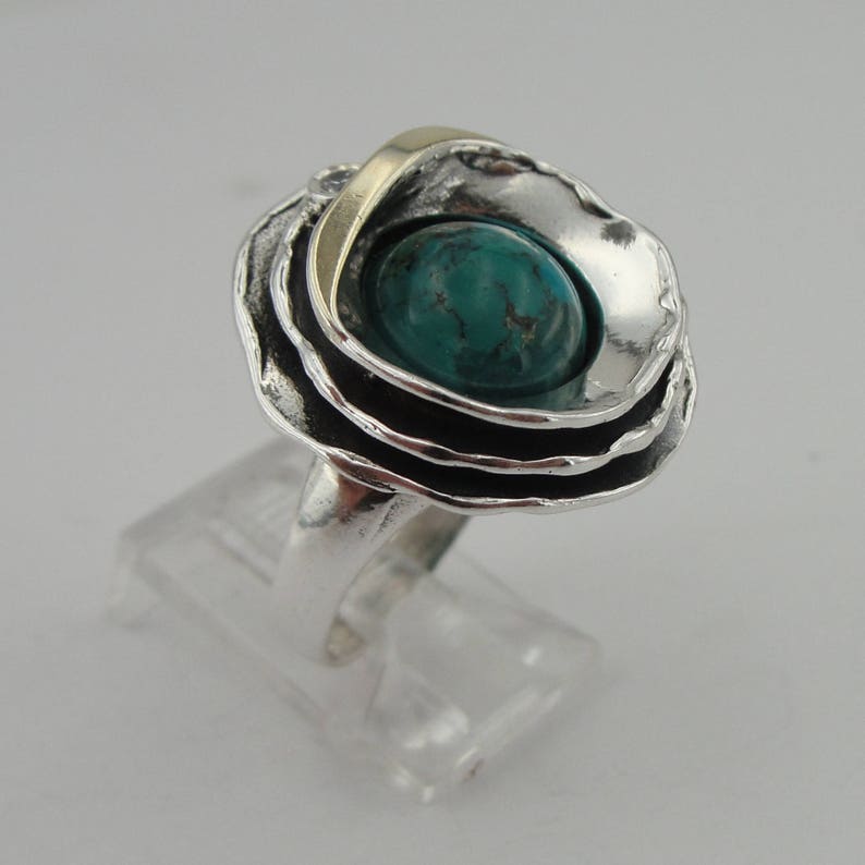 EILAT Ring Hadar Jewelry Handcrafted Israel Art 925 Sterling - Etsy