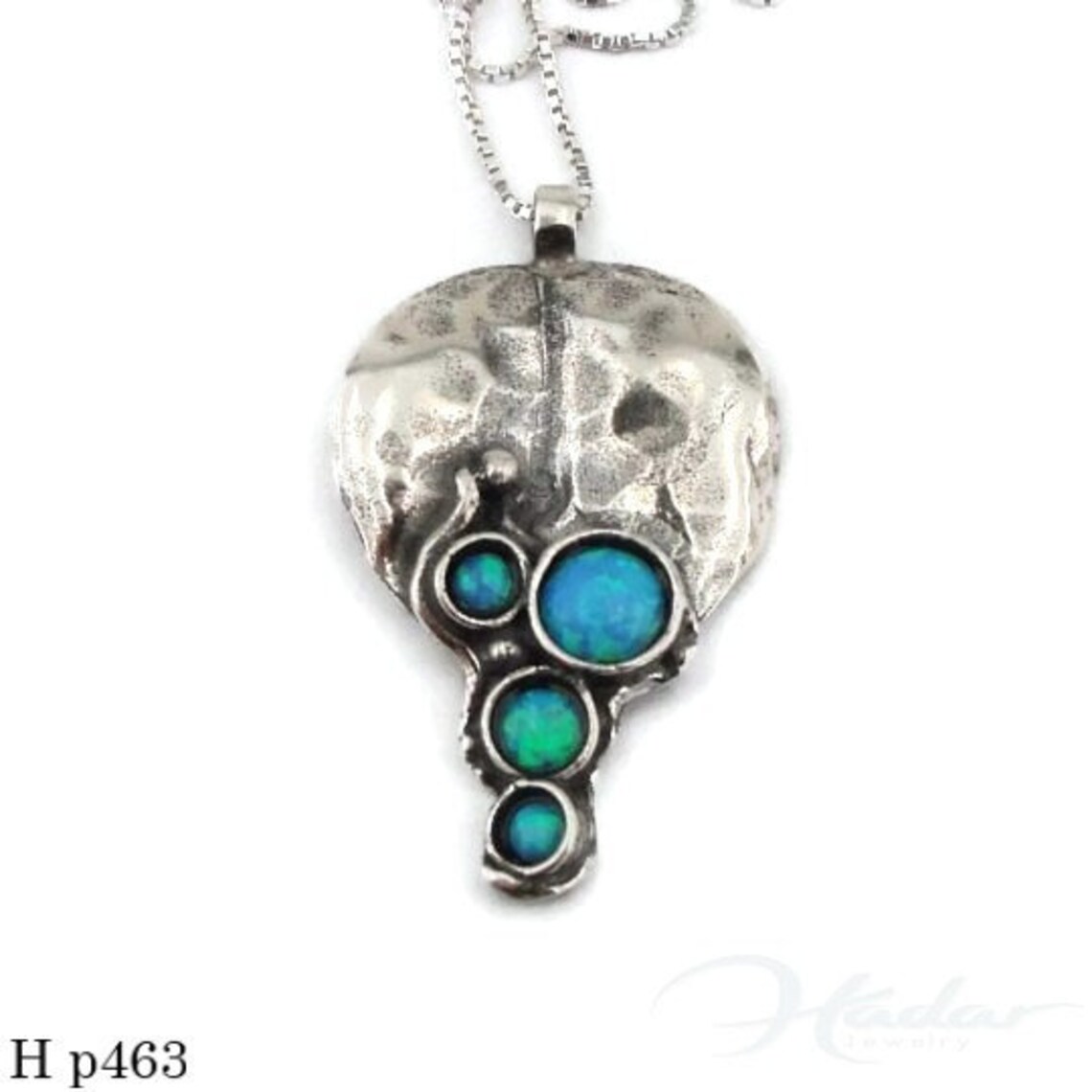 HADAR DESIGN Made in Israel Beautiful Sterling Silver Pendant | Etsy