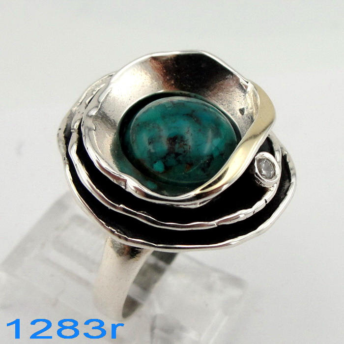 EILAT Ring Hadar Jewelry Handcrafted Israel Art 925 Sterling | Etsy