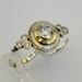 Rings Cz 9K Yellow Gold & 925 Sterling Silver Cz Round Ring - Etsy