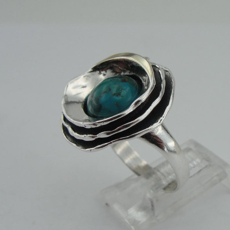 EILAT Ring Hadar Jewelry Handcrafted Israel Art 925 Sterling - Etsy