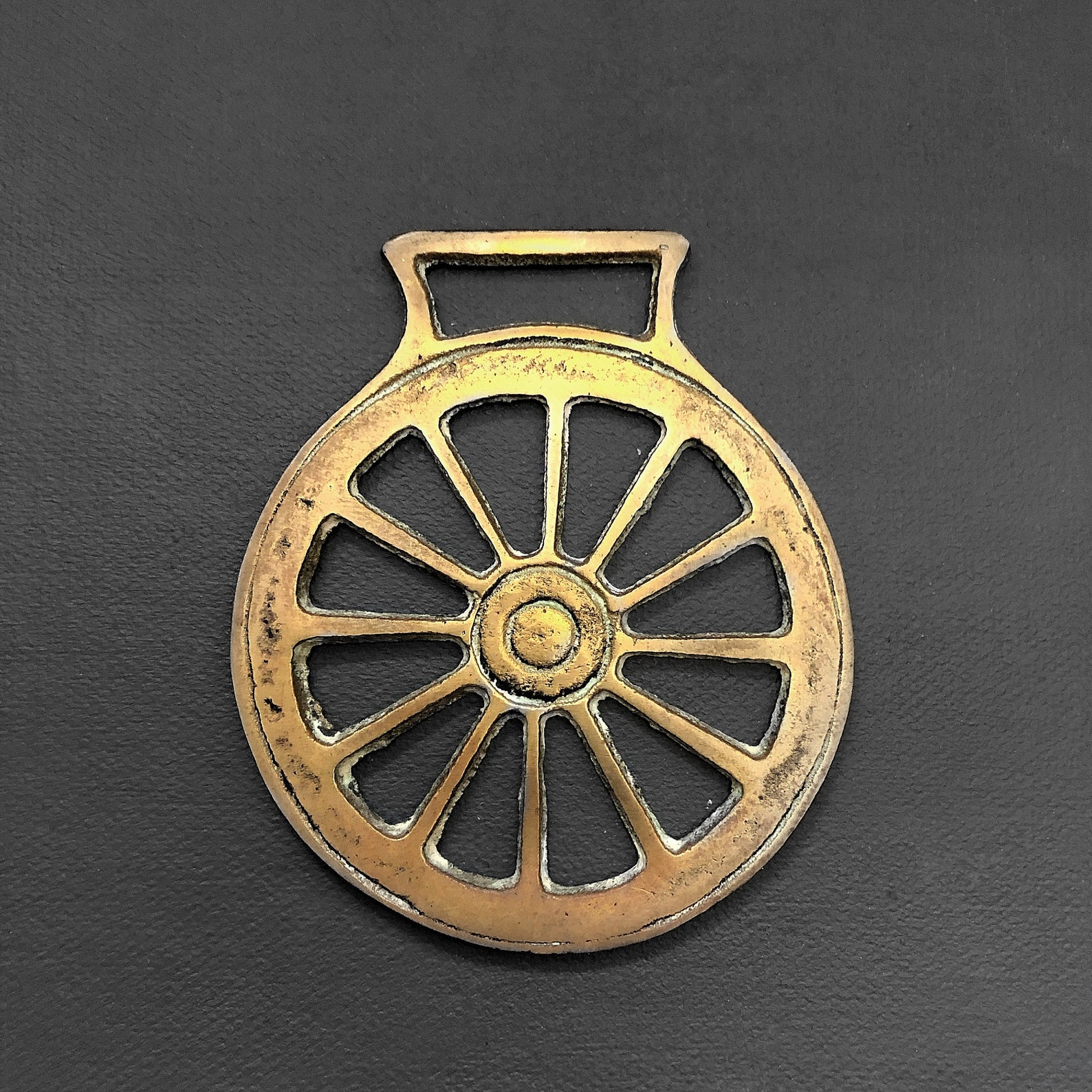 Vintage/antique Horse Brass Wagon Wheel Horse Brass C.1910 - Etsy