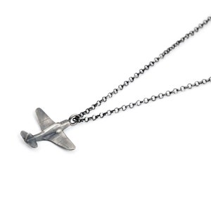 Airplane Gifts for Men, Sterling Silver Vintage Airplane Necklace for ...