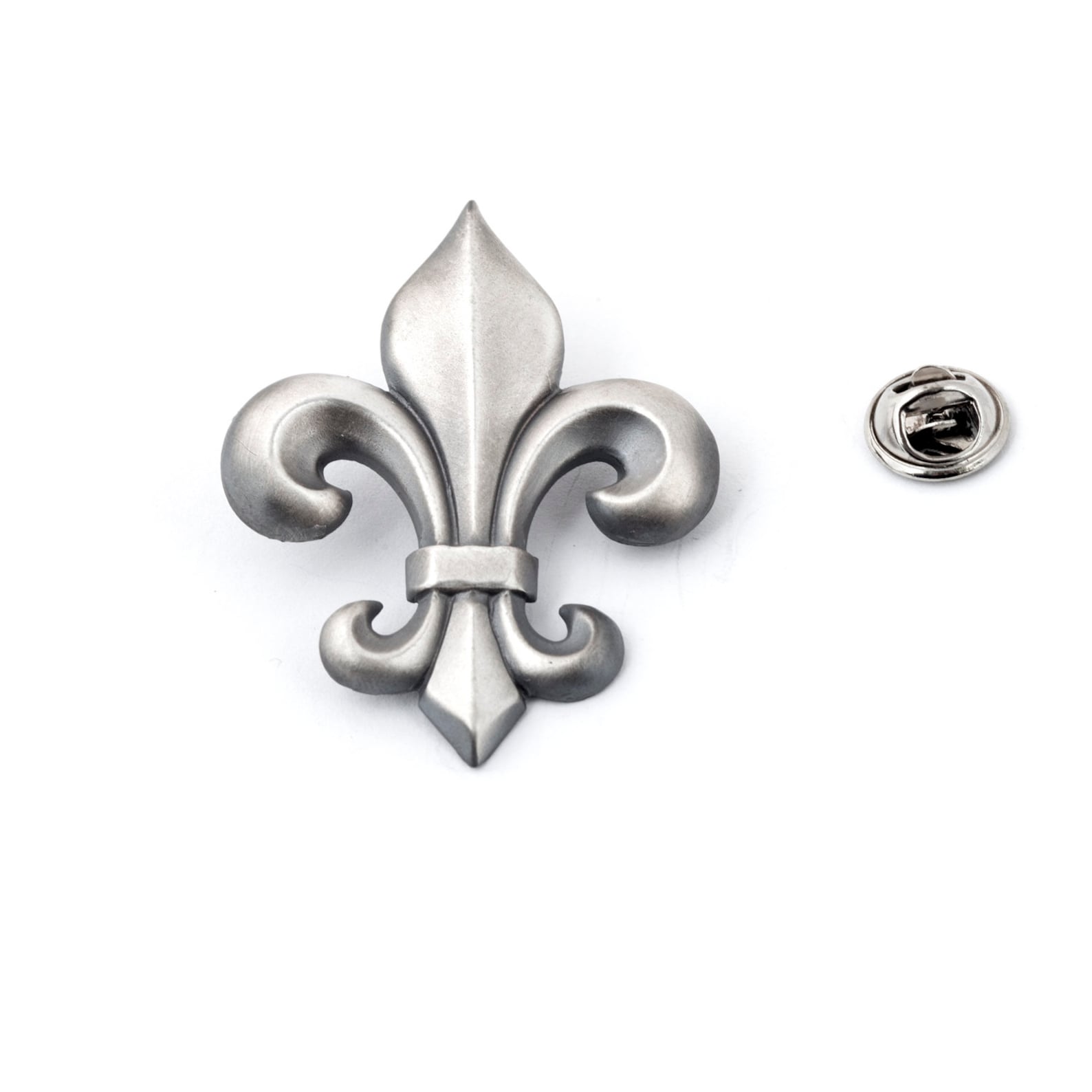 Sterling Silver Fleur De Lis Lapel Pin Fleur De Lis Pin - Etsy