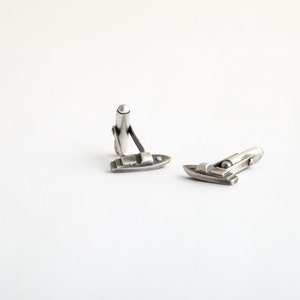 Boat Cufflinks, Sterling Silver, Nautical Jewelry, Men's Jewelry, Gift ...