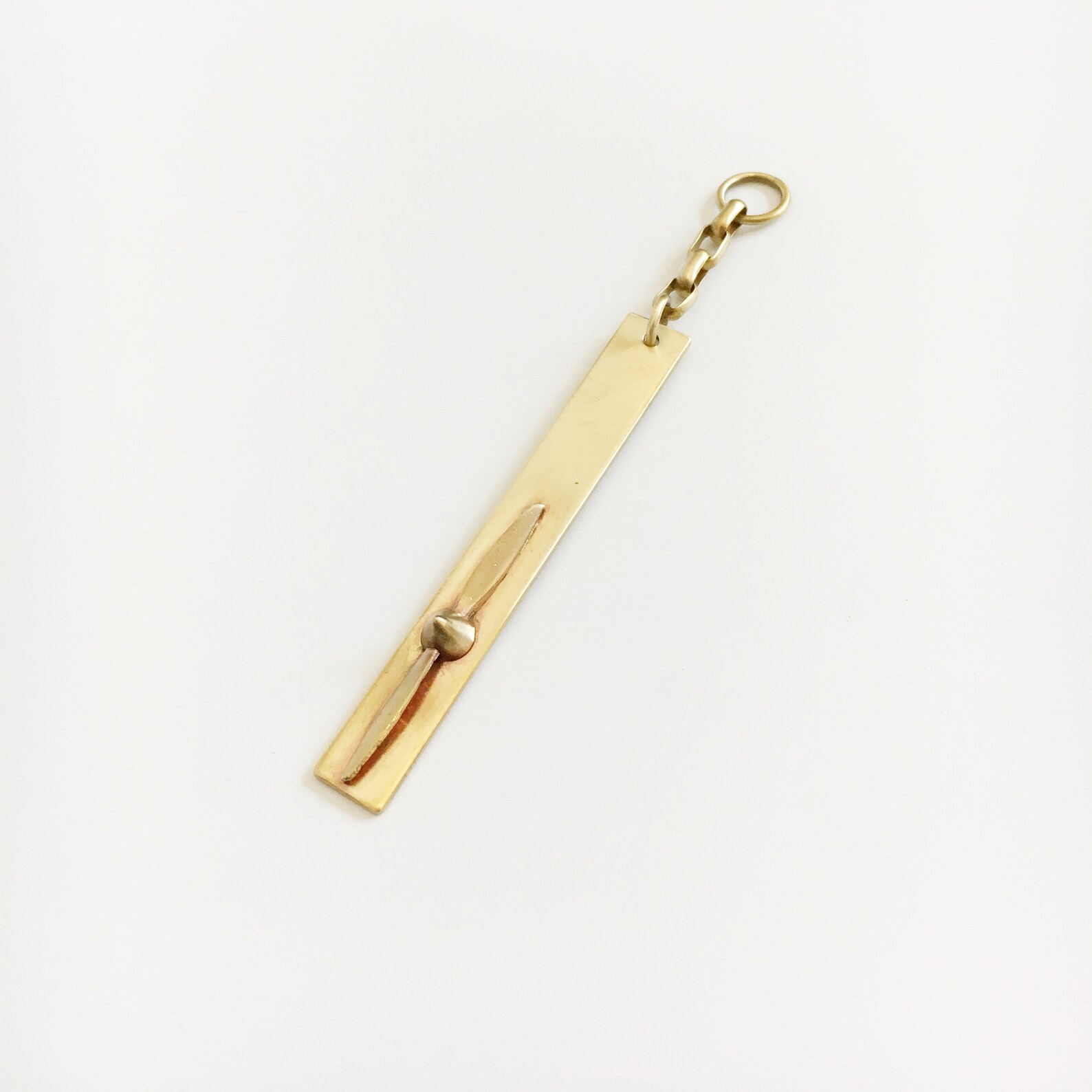 Brass Key Ring for Men Brass Keychain Men Brass Keychain - Etsy