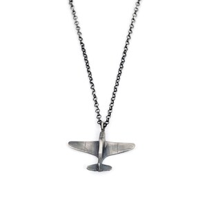 Airplane Gifts for Men, Sterling Silver Vintage Airplane Necklace for ...