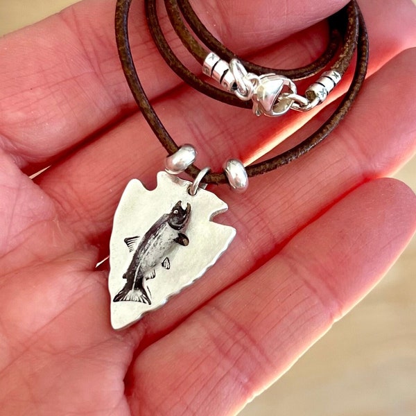 Fly Fishing Necklace - Etsy