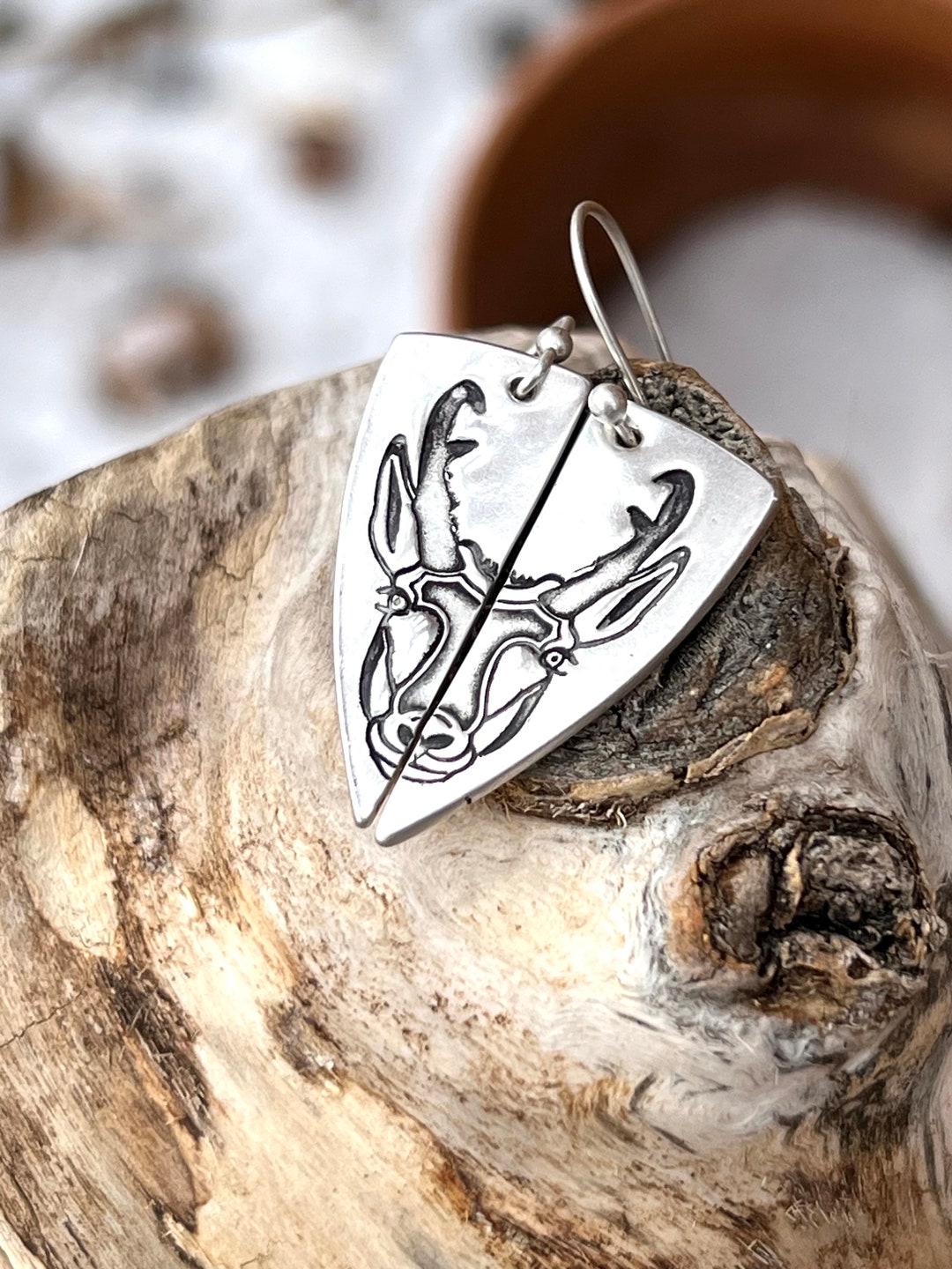 Pronghorn Antelope ,wildlife Earrings, Unique 40th Birthday Gift for ...