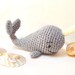 Amigurumi Whale Pattern, Crochet Sea Animal, Pdf Tutorial, Narwhal ...