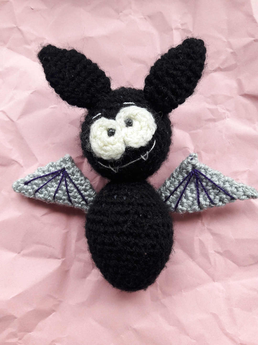 Bat Crochet Pattern, Amigurumi Bat Tutorial, Halloween Crochet ...
