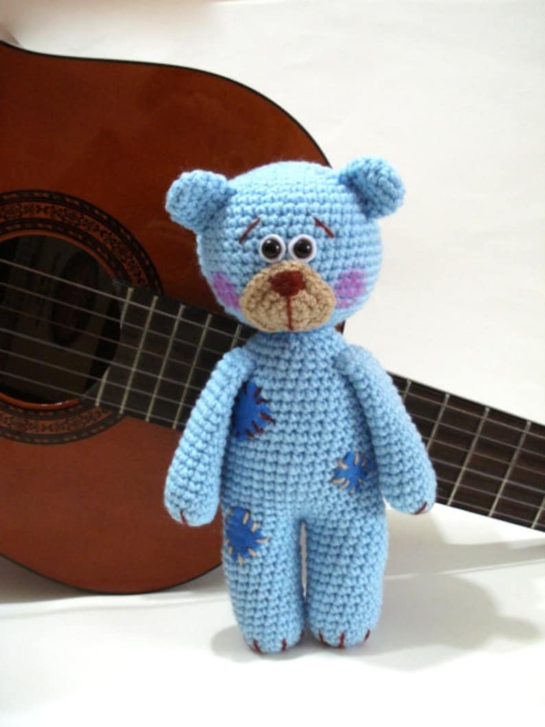 Teddy Bear Pattern Crochet Tutorial Amigurumi Teddy Pattern | Etsy