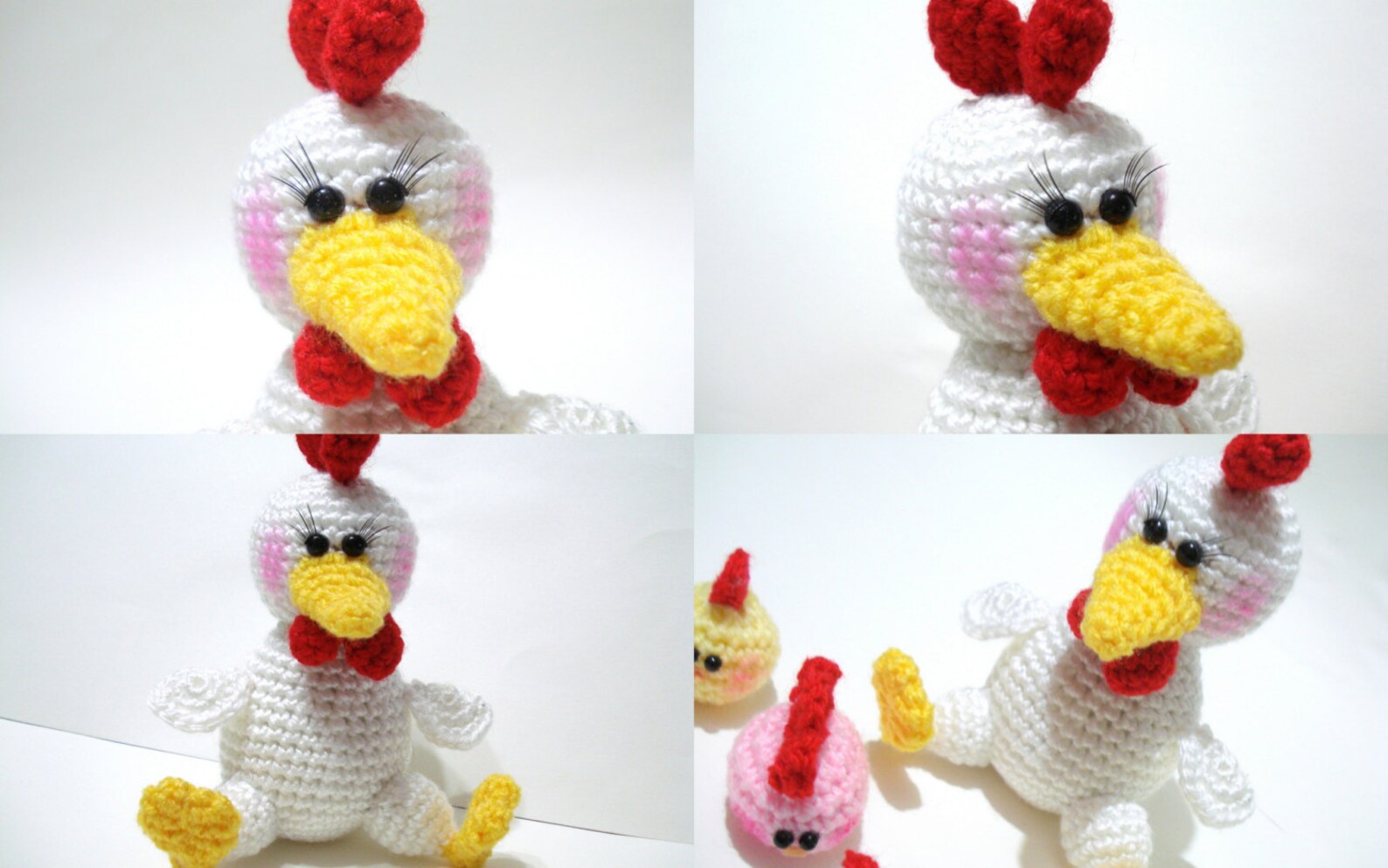 Crochet Pattern Amigurumi Hen and Chicks Pattern Amigurumi - Etsy