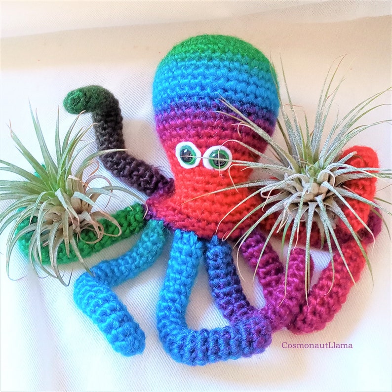Crochet Tutorial Octopus Amigurumi Crocheted Octopus - Etsy