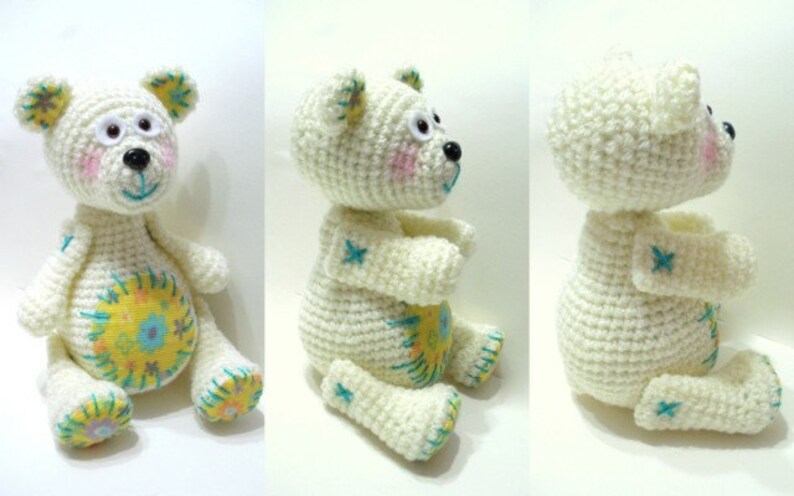 Amigurumi Teddy Bear Pattern Crochet Teddy Bear Pdf Tutorial - Etsy