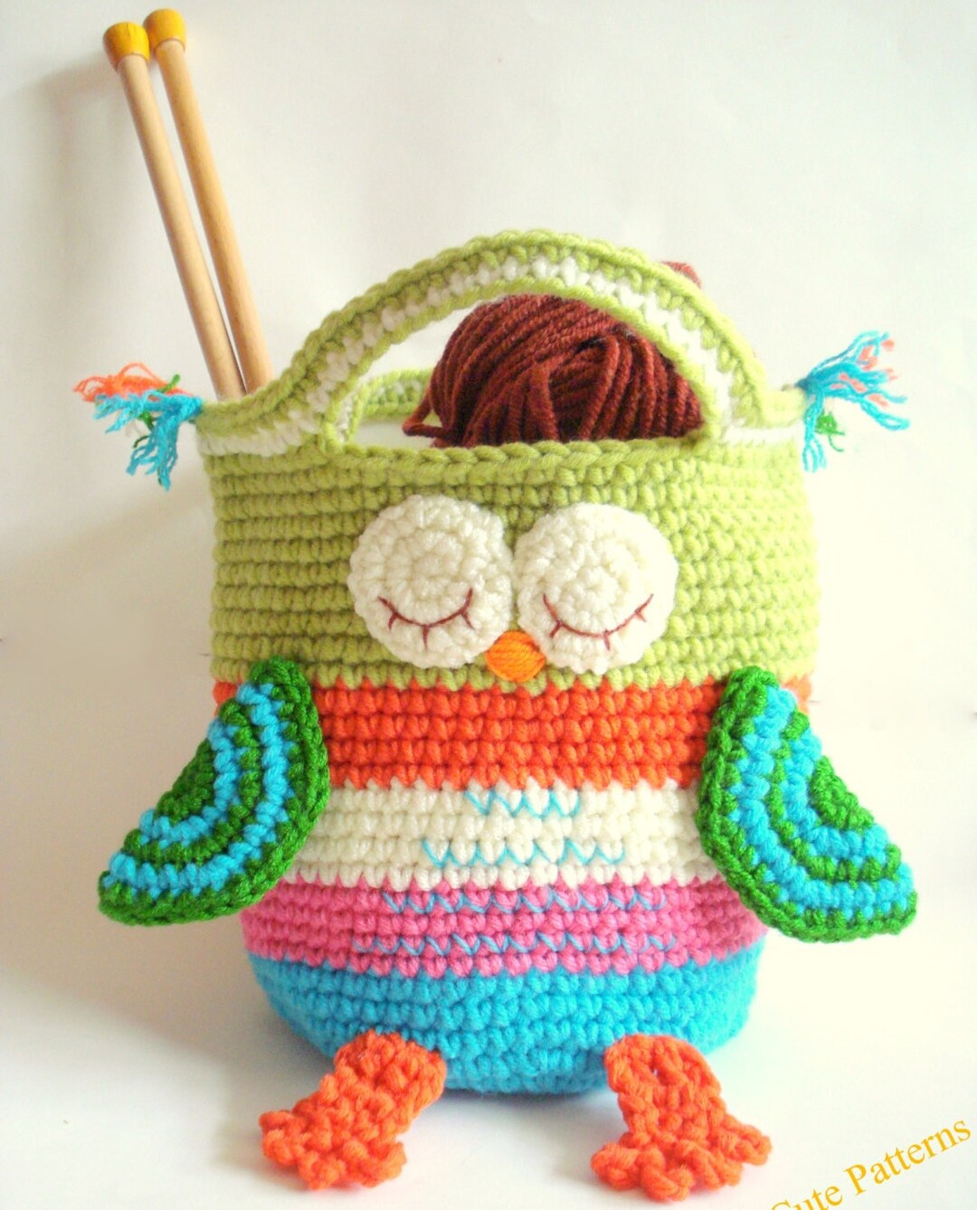 Crochet Bag Pattern Girls Purse, INSTANT DOWNLOAD PDF, Crochet Owl ...