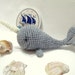 Amigurumi Whale Pattern, Crochet Sea Animal, Pdf Tutorial, Narwhal ...