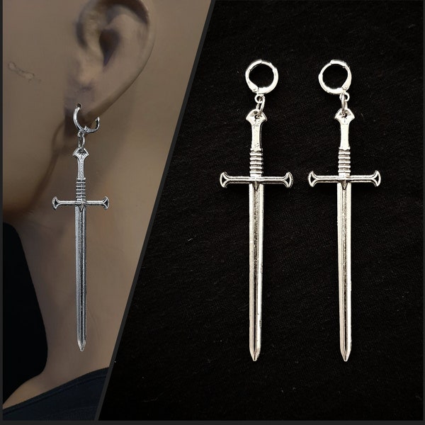 Sword Earrings - Etsy