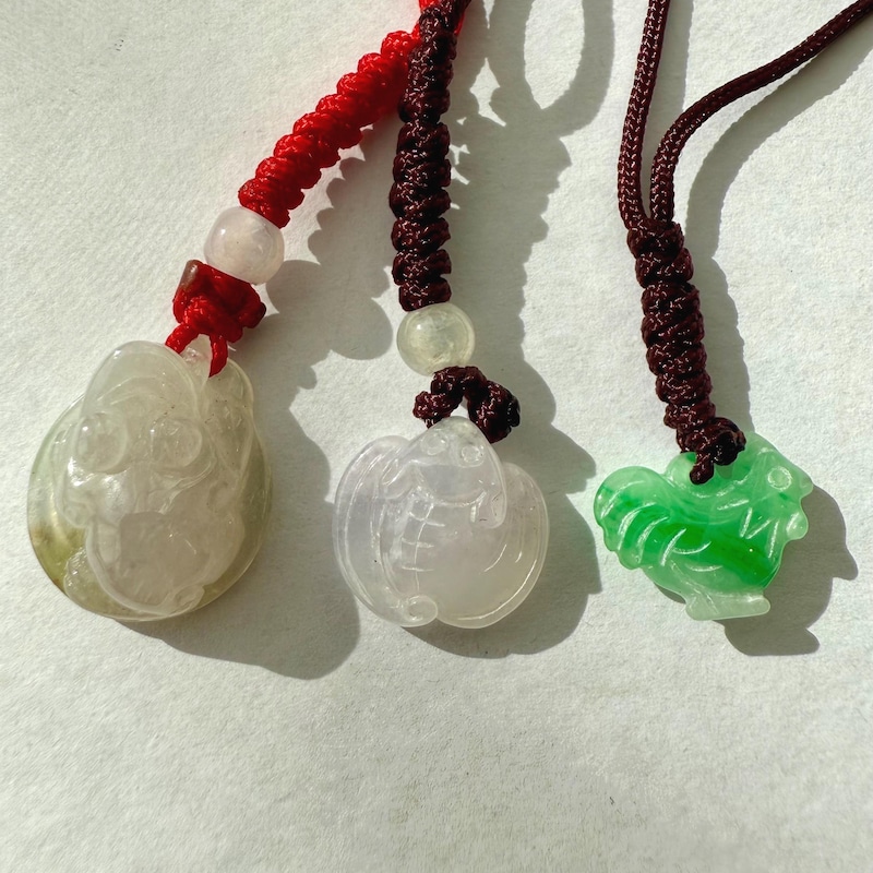 Chinese Jade Bat Bead - Etsy